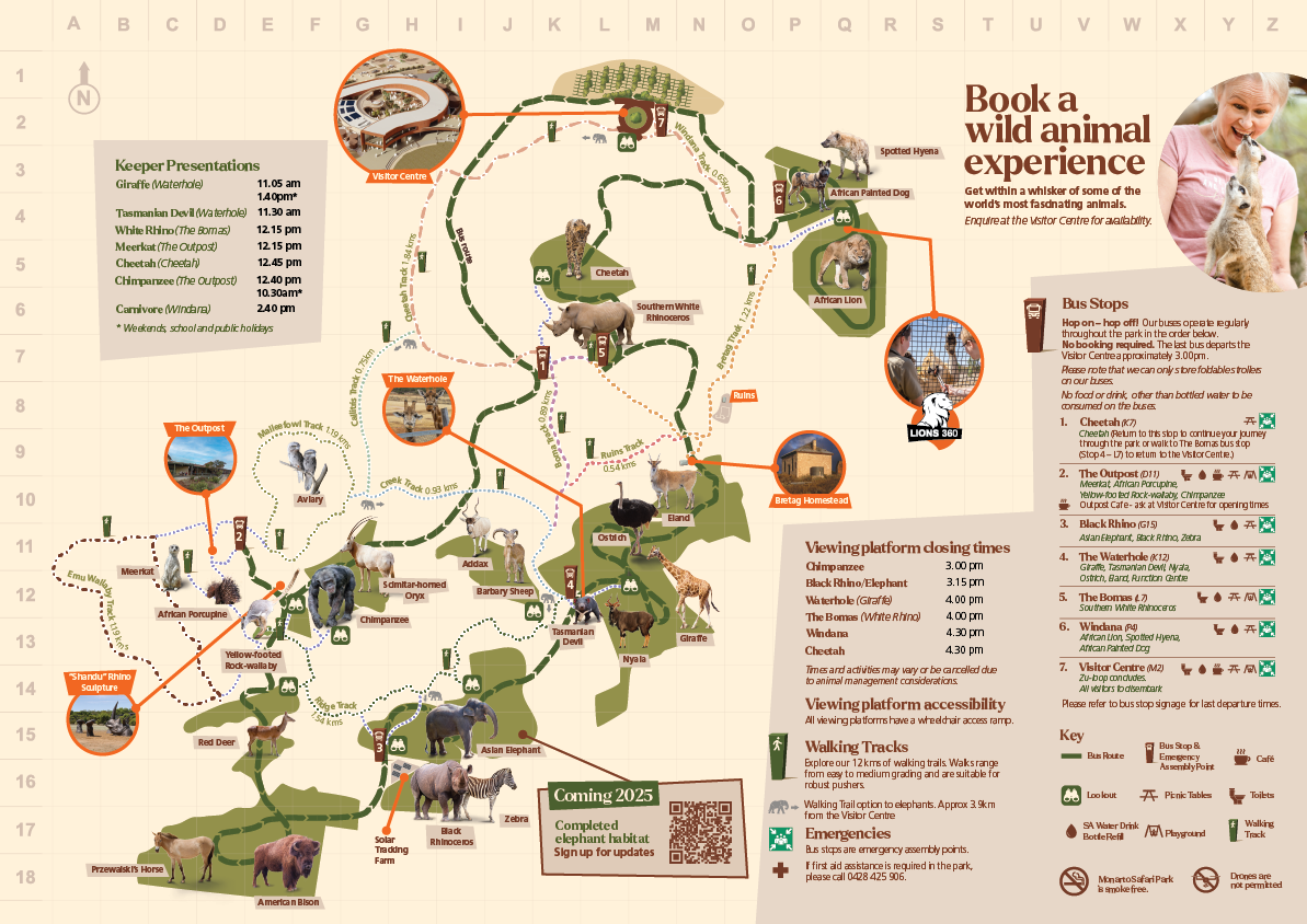 Monarto Safari Park Visitor Information - Start your adventure